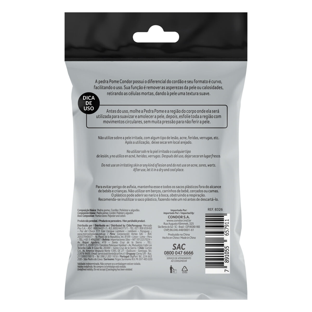 Pedra Pomes Condor Spa