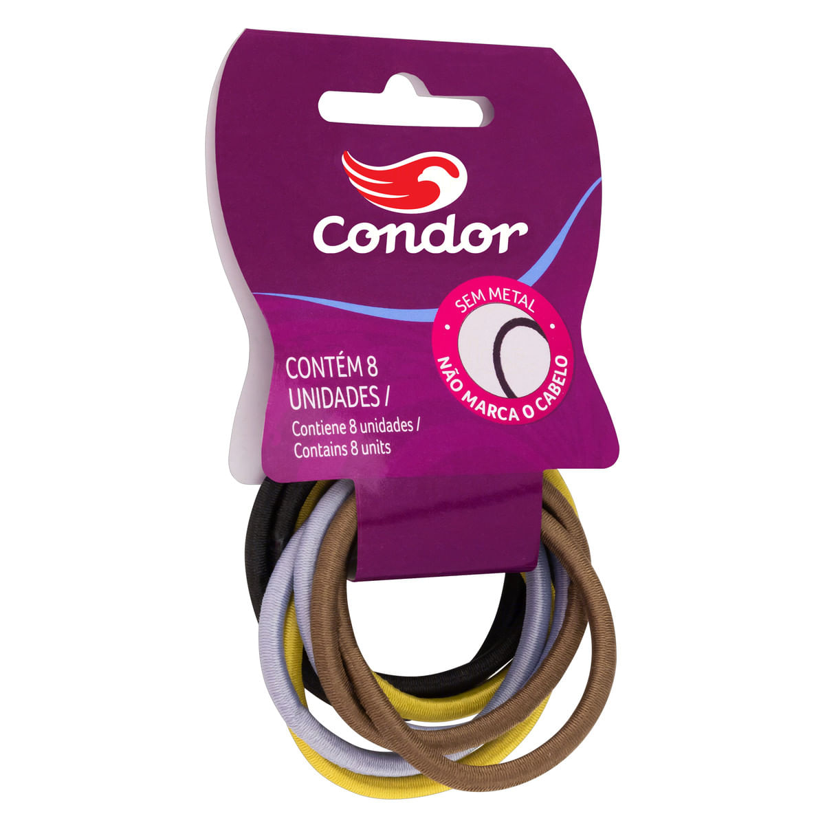 Elástico sem Metal Condor 8 Unidades Ref. 8523